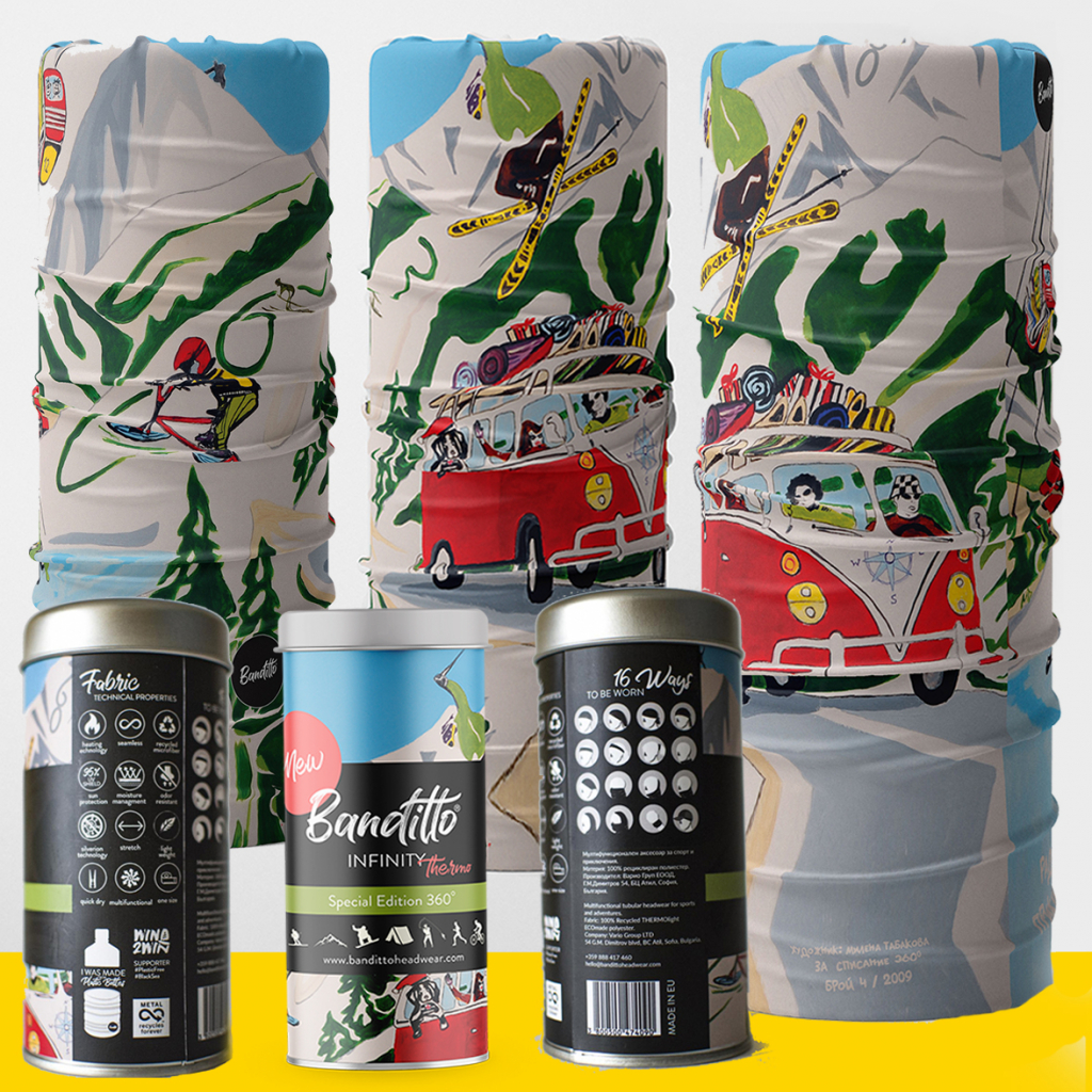 Banditto 360° Infinity Thermo - дизайнерска лимитирана бандана - 360° Shop